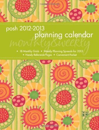 Posh Citrus Circles 2012/13 Desk Diary: Amazon.co.uk: Andrews McMeel ...