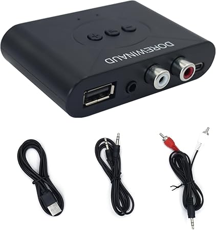 Amazon.com: Bluetooth 5.3 Audio Receiver, Wireless Audio Receiver RCA ...