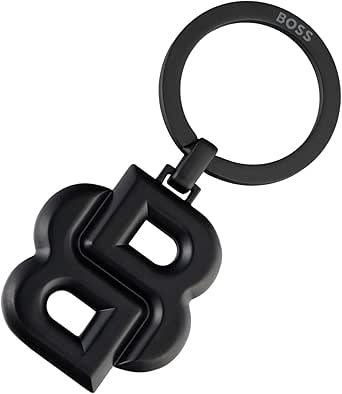 BOSS key ring double b, matte black, 35 x 8 x 45 mm : Buy Online at ...