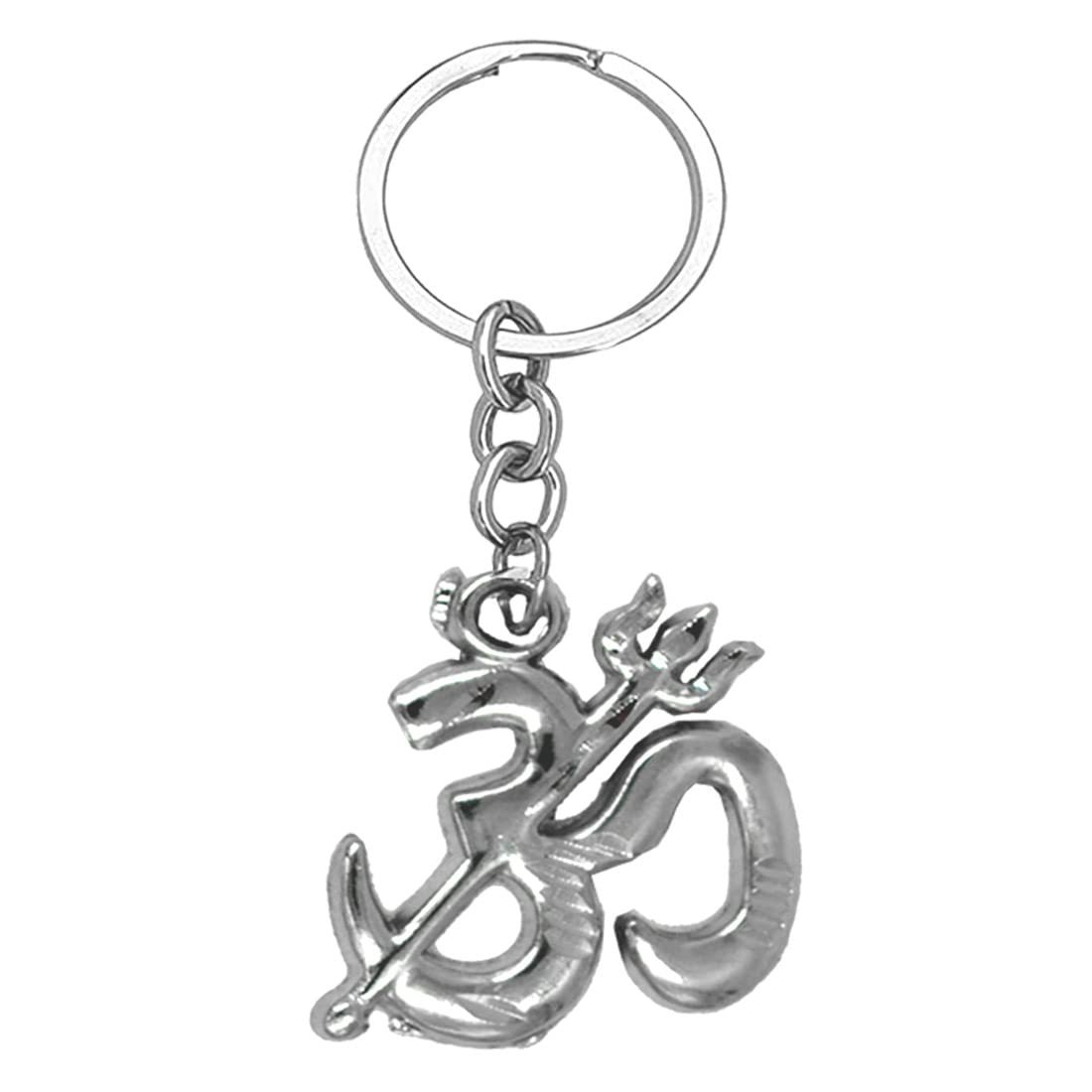 Buy AFH Lord Shiva Om Trishul Metal Key Chain Gifting Online at ...