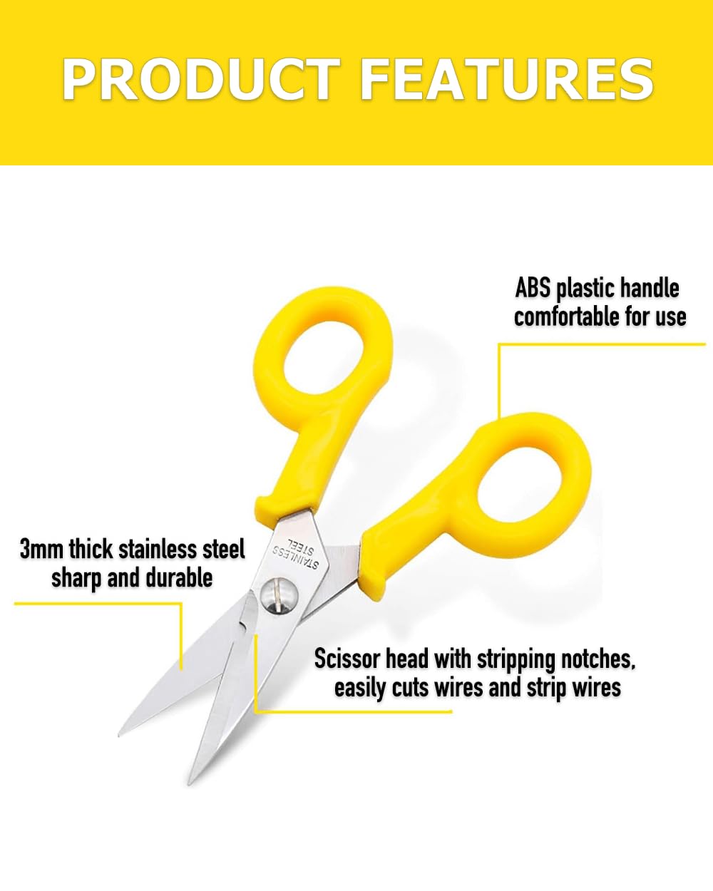 Fuel Additives 2-Pack 6 Inch Heavy Duty Scissors With Power Notch ...