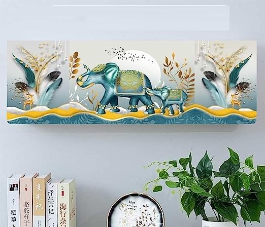 Tapovan fashion premium Printed Air Conditioning Dust Cover Designer Ac ...