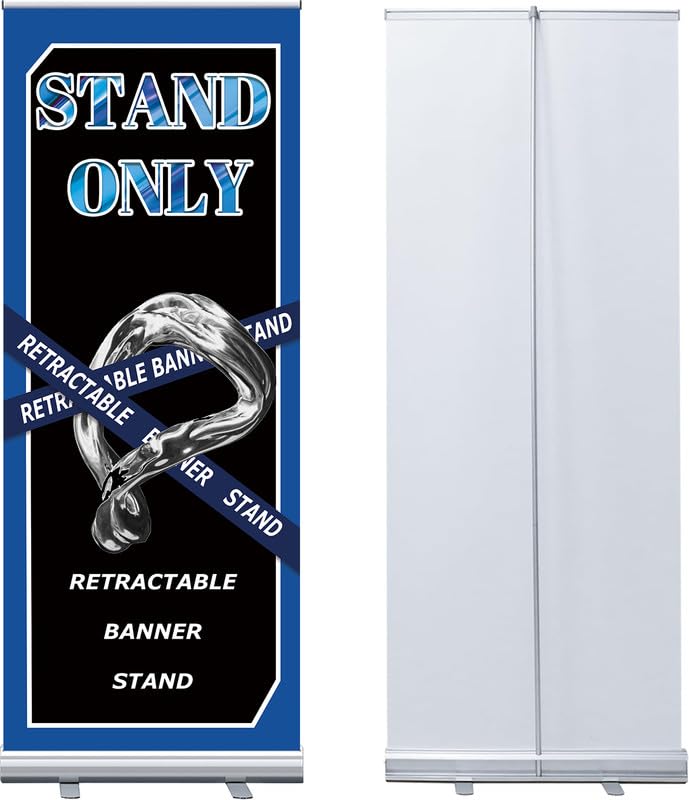 Amazon.com: MAUJIXO Retractable Roll up Banner Stand Aluminum ...