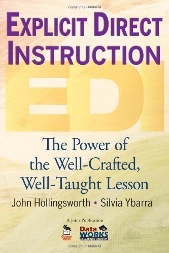 Amazon.com: Explicit Direct Instruction (EDI): The Power of the Well-Crafted, Well-Taught Lesson ...
