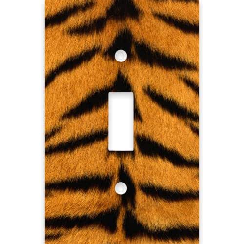 Amazon.com: Tiger Orange Black Print Pattern Decorative Single Toggle ...
