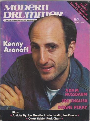 Modern Drummer Magazine (June 1986) (Kenny Aronoff - Adam Nussbaum ...