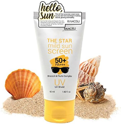 Amazon.com: Age Shield Face Lotion Mild Sunscreen (Spf50+ Pa+++) 50ml ...