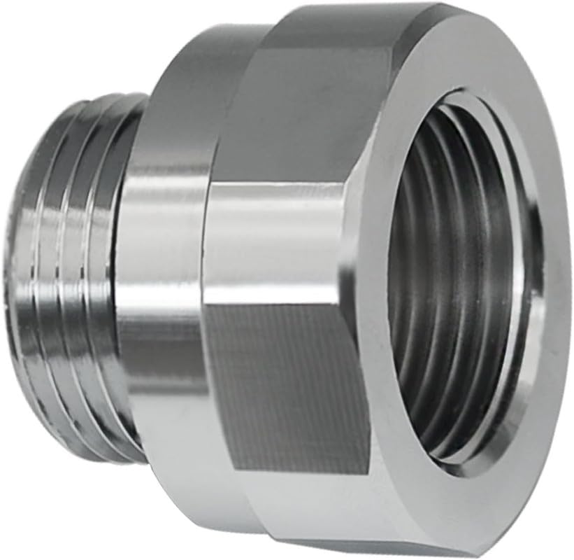 Amazon.com: A-211 27mm-2.0 Thread Size Oil Drain Valve Adapter, Silver ...