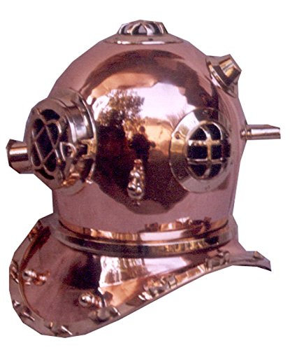 Buy Aan Exports Miniature Diving Helmet Made of Brass, Size 18 inch ...