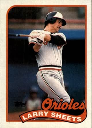 Amazon.com: 1989 Topps Baseball Card #98 Larry Sheets : Collectibles ...
