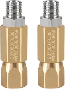 Rotating Brass Coupler 360 Degree Swivel Joint with Stainless Steel ...