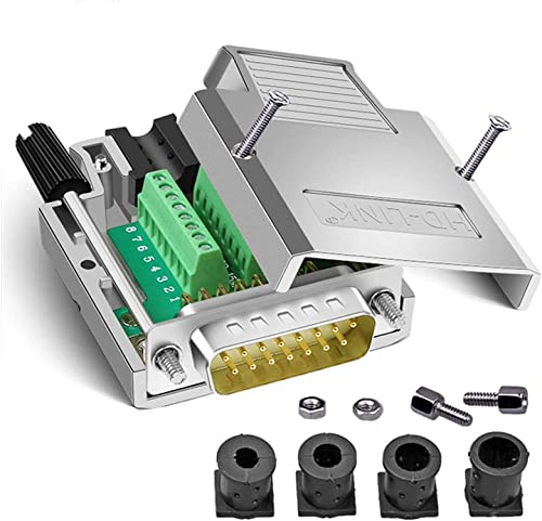 PENGLIN DB15 Male Metal Solderless Serial Adapter to 15-pin Connector ...