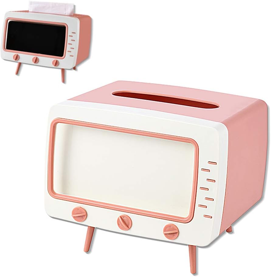 Amazon.com: SGVAHY Creative Tissue Box Holder with Cell Phone Stand ...