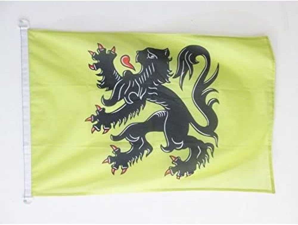 Amazon.com : AZ FLAG Flanders Flag 3' x 5' External Use - Belgium ...