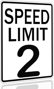 Amazon.com: Speed Limit 2 Sign Two Fast Birthday Decor 2 Fast Birthday ...