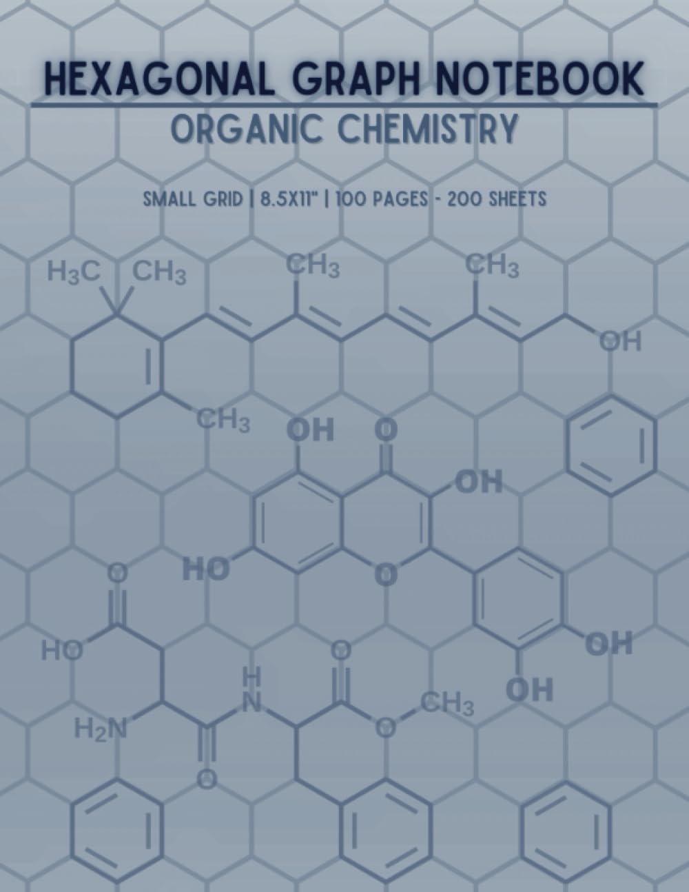 Hexagonal Graph Notebook - Organic Chemistry: 100 pages hexagonal graph ...