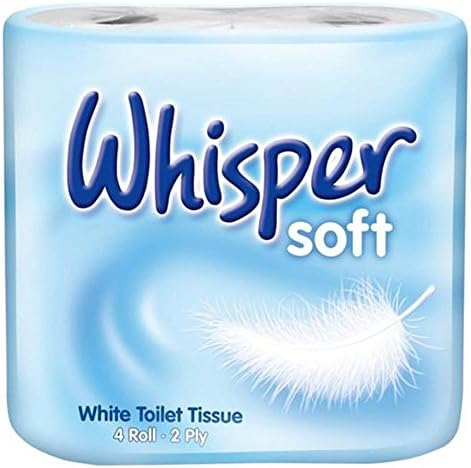 Whisper Soft Toilet Tissue 40 Rolls of Super Soft Tissue Paper : Amazon ...