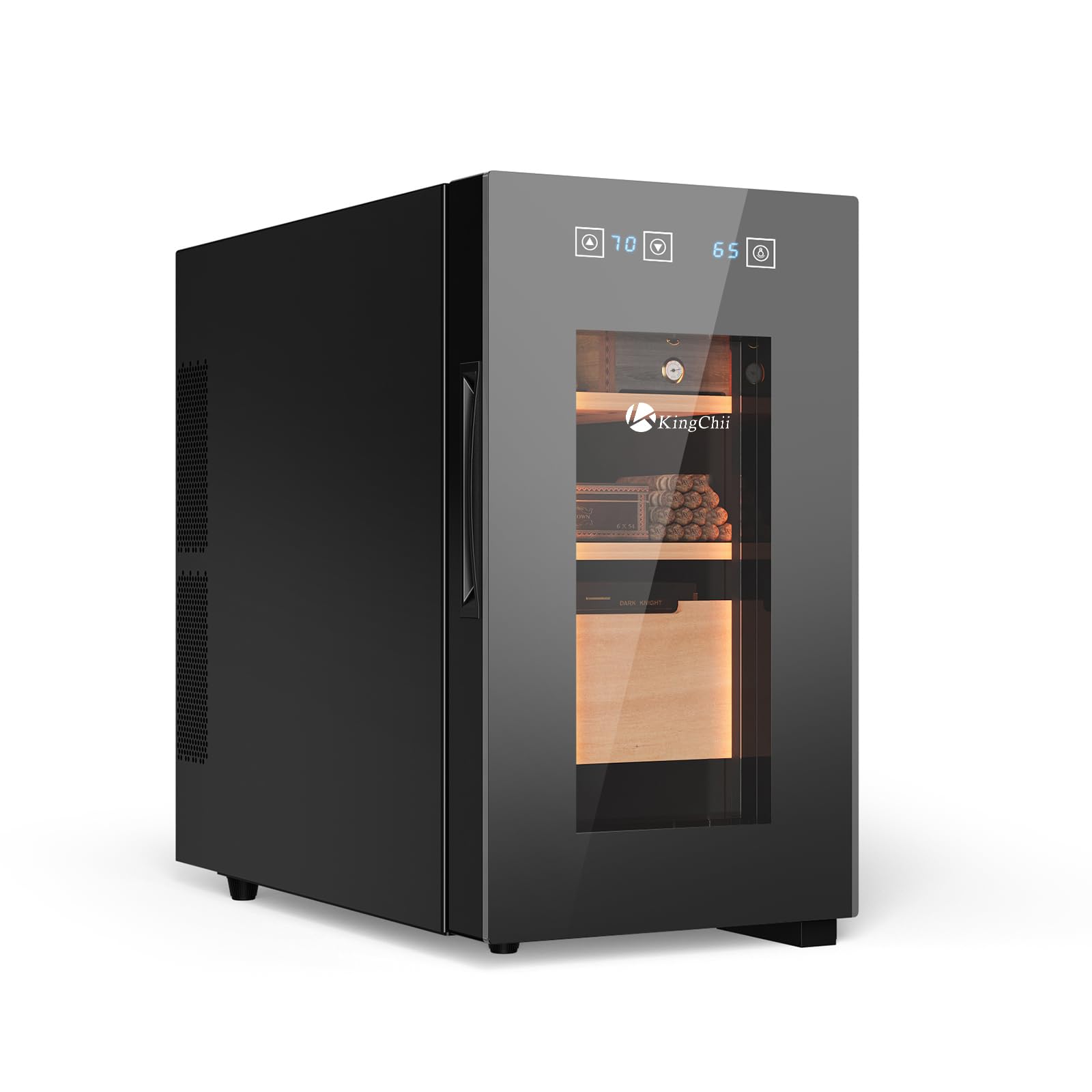Amazon.com: KingChii Upgrade 23L Electric Cigar Humidors Temperature ...