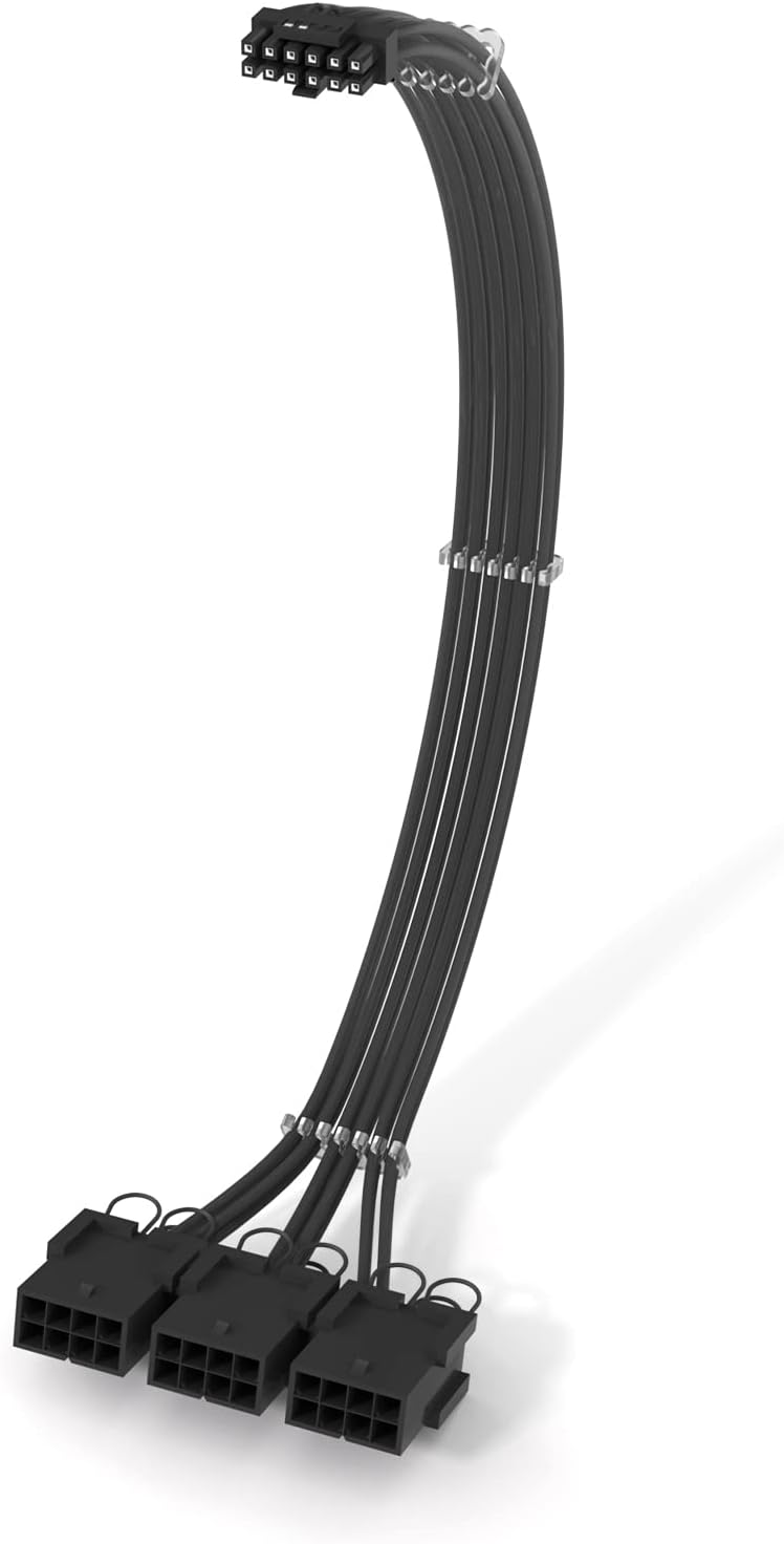 Amazon.com: IBEST IMPETUS 16Pin to 3 * 8(6+2) Pin PCIE GPU Cables ...