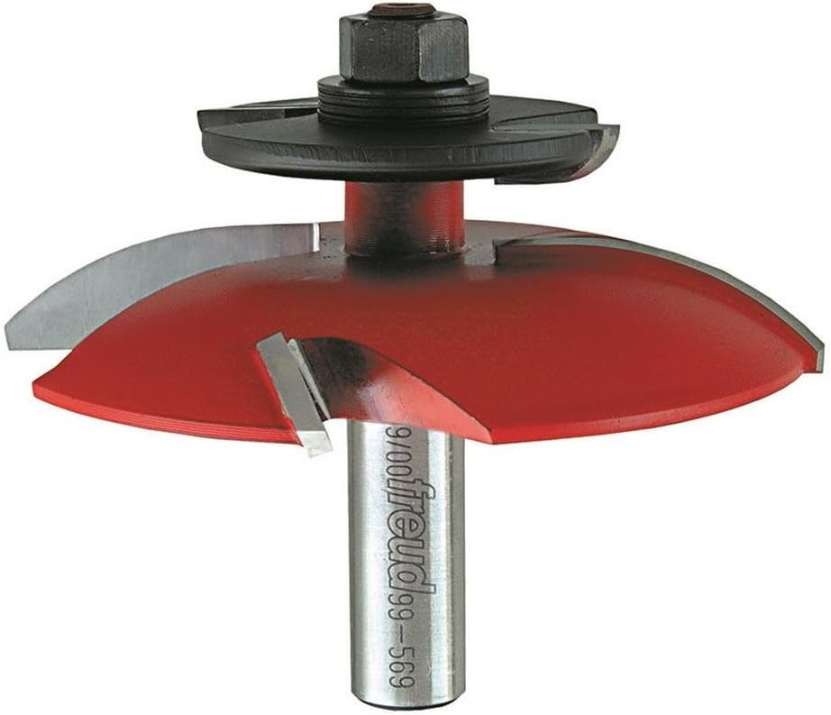 Freud 3-1/2-Inch (Dia.) Raised Panel Bit with Backcutters (Quadra-Cut ...