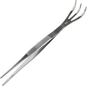 Amazon.com: Wazakura 2 in 1 Bonsai Tweezers with Root Rake in Stainless ...