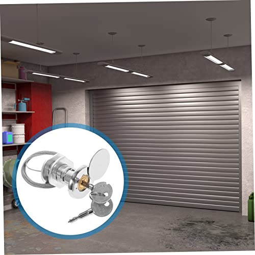 CORHAD Garage Lock 1 Set Flap Door Lock Vault Garage Door Handle on Off ...