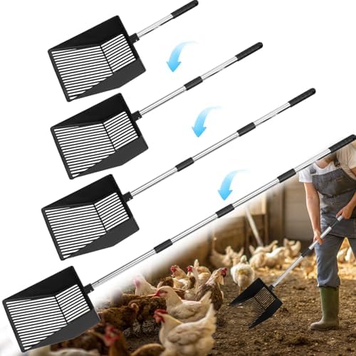 Amazon.com: The Coop Scoop® 2-in-1 Chicken Poop Scooper & Rake ...