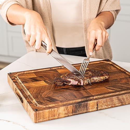 Snapklik.com : Butcher Block Large Extra Large Walnut Wood End Grain Cutting Chopping Board For ...