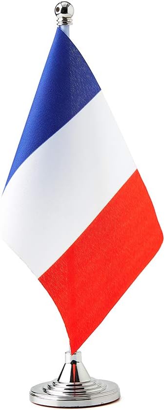 Amazon.com: France Flag French Flags, Small Mini French Desk Flag, Used ...