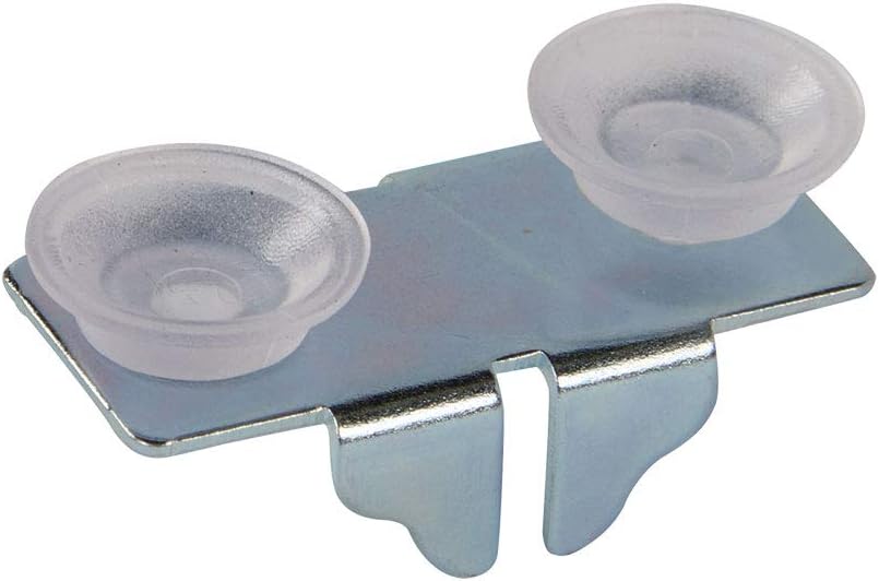 Rear/Center Glass Shelf Clips with Rubber Bumpers - Pack of 8 ...