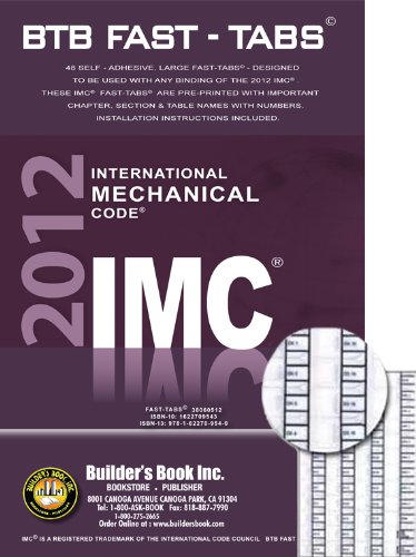 International Mechanical Code (IMC) BTB Fast Tabs: Builders Book, BBI ...