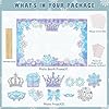 Amazon.com: Christmas Snowflake Photo Booth Props, Winter Wonderland ...