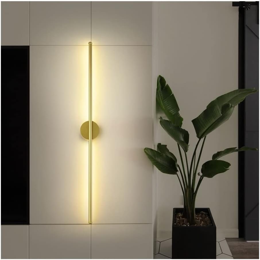 Wall Lighting Fixtures Modern Minimalism Long Strip Wall Light Aluminum ...