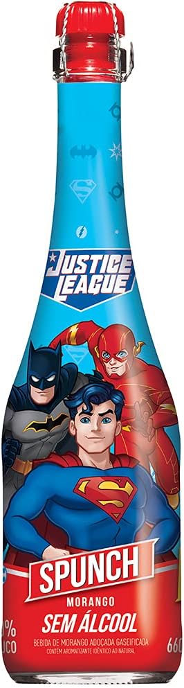 Spunch Morango Liga da Justiça 660ml : Amazon.com.br: Alimentos e Bebidas