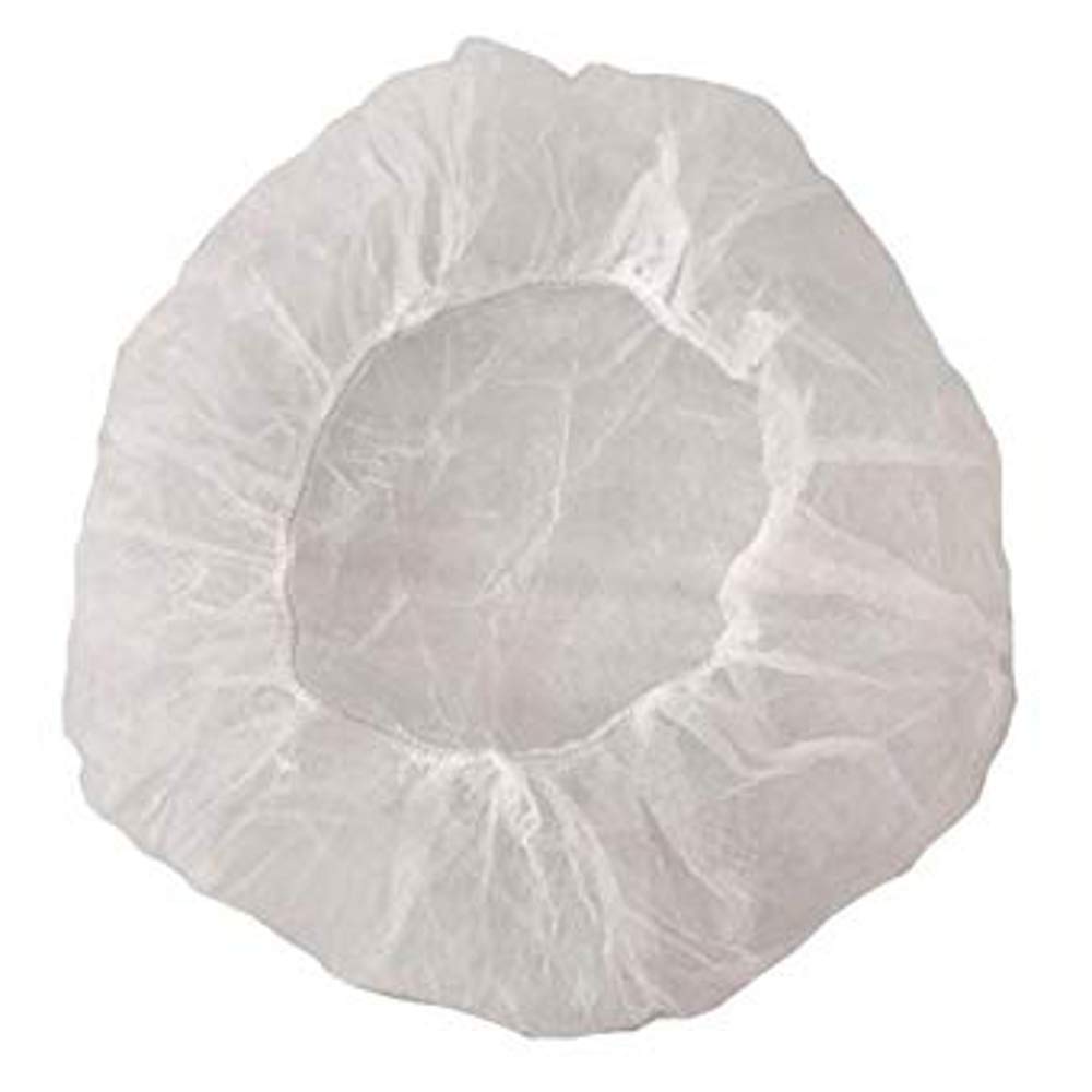Amazon.com: 100 PCS-21", Disposable Bouffant (Hair Net) Caps, Spun ...