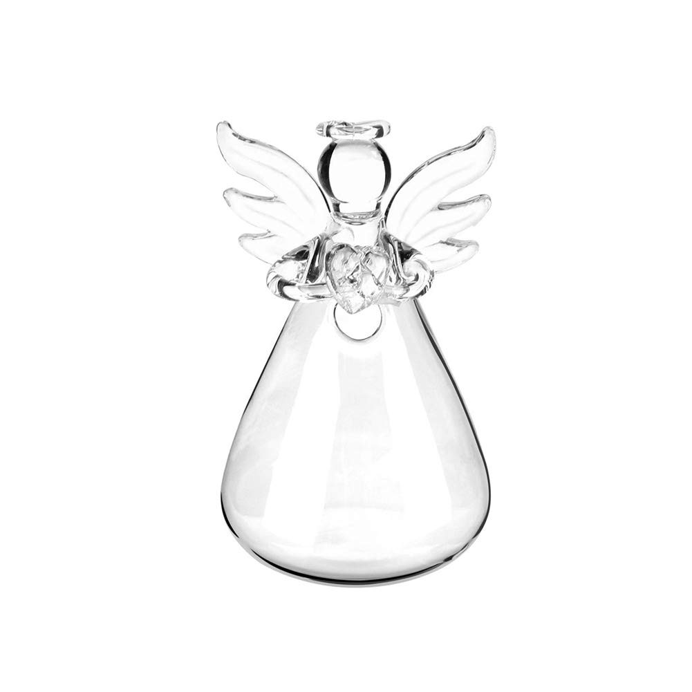 Amazon.com: Ochine Angel Hanging Glass Plant Flower Vase Hydroponic ...