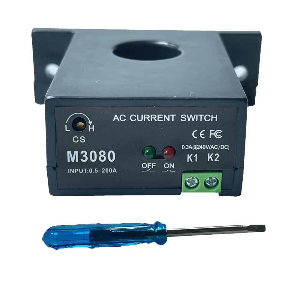 Snapklik.com : Current Sensing Relay AC Current Sensing Switch 0-200A ...
