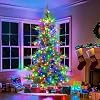 Amazon.com: 6 Ft Prelit Artificial Full Christmas Tree with Dual Color ...