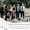 Amazon.com: Hoolerry 4 Pcs Anchor for Headstone Flower Cemetery Flowers ...