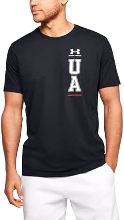 Amazon.com: Under Armour Men's Vertical Left Chest Short Sleeve T-Shirt ...