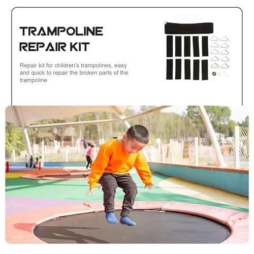 DEARMAMY Trampoline Buckle Repair Kit for Metal Triangle Rings, Sturdy ...