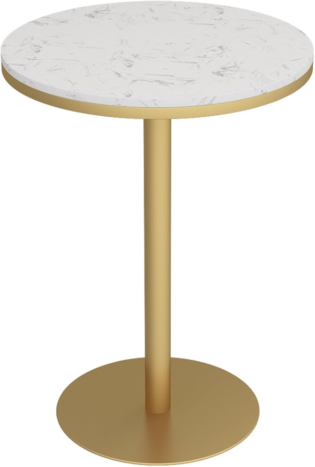 Amazon.com: High Top Bar Table, Round Pub Tables Tall Cocktail Bistro ...