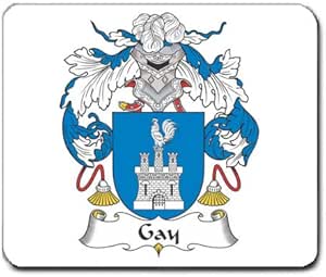 Amazon.com: Gay Family Crest Coat of Arms Mouse Pad : Office Products