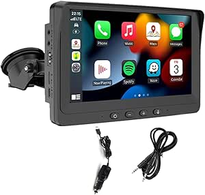 Portable Screen Wireless Carplay & Android Auto 7-inch 2.5D IPS ...