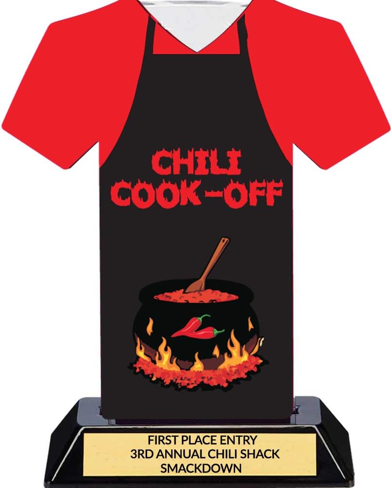 Amazon.com : DINN BROS Chili Cook-Off Trophy - Hottest Recipe - 7 ...