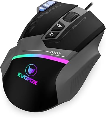 EvoFox Blaze Programmable Gaming Mouse with 1000Hz Polling Rate | Ultra ...