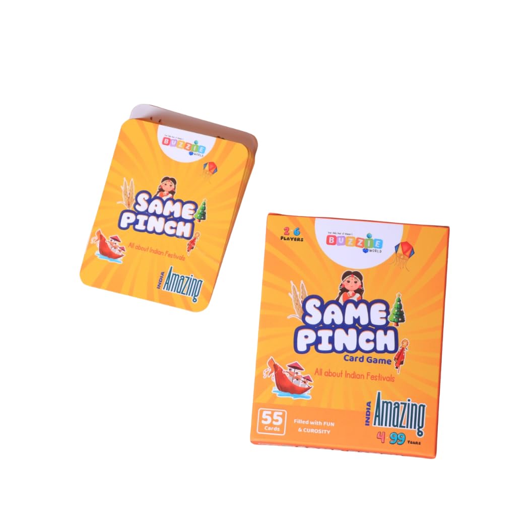 BuzzieWorld Same Pinch Family Card Games For Kids, Strategy Family Card ...