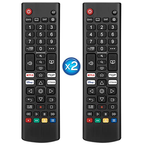 Snapklik.com : (Pack Of 2) 2022 New Remote Control, Compatible For LG ...