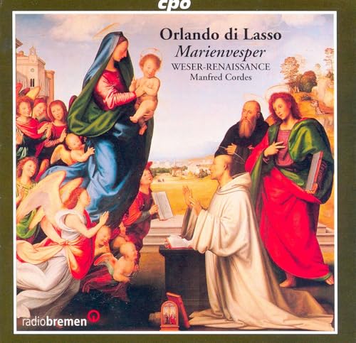 Amazon.com: Lasso: Marian Vespers : Weser-Renaissance Bremen: Digital Music