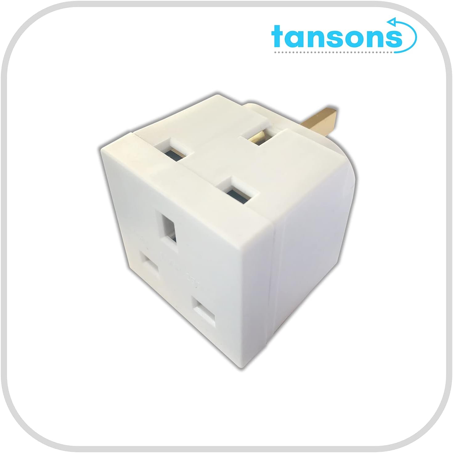 3-Way Triple Plug 2-Way Double Plug Extension Adaptor – Fitted with ...